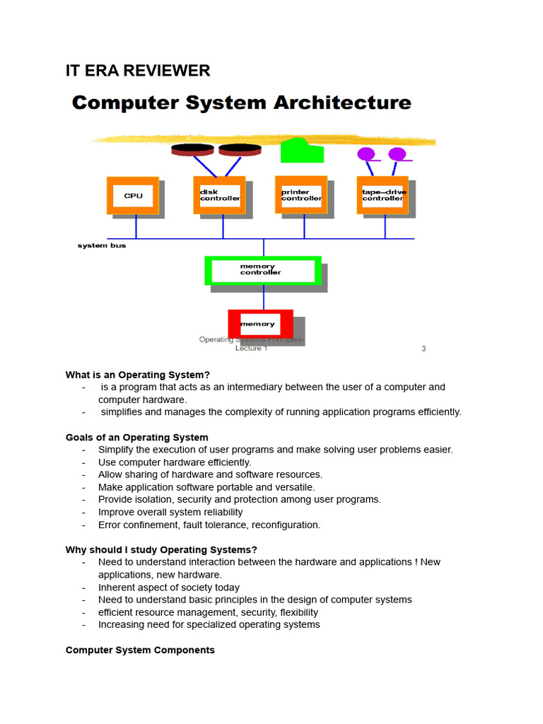 It Era Reviewer | PDF | Wireless | Operating System
