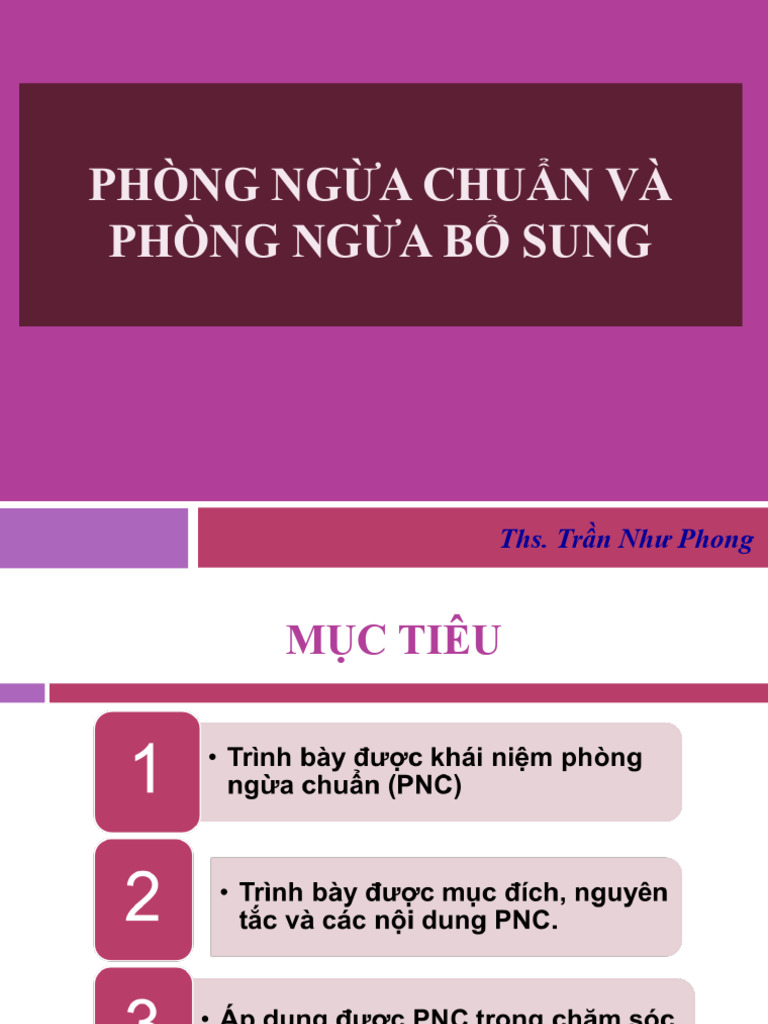2. Phòng Ngừa Chuẩn- Trần Như Phong | PDF