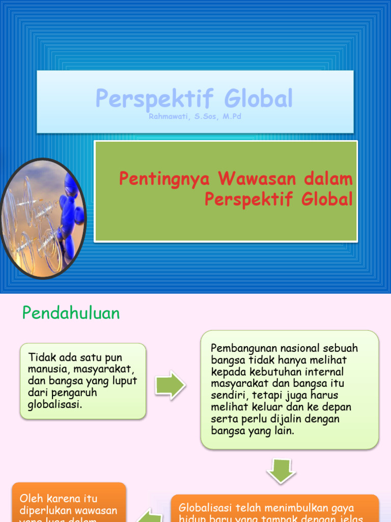 Materi 1,2 Perspektif Global | PDF