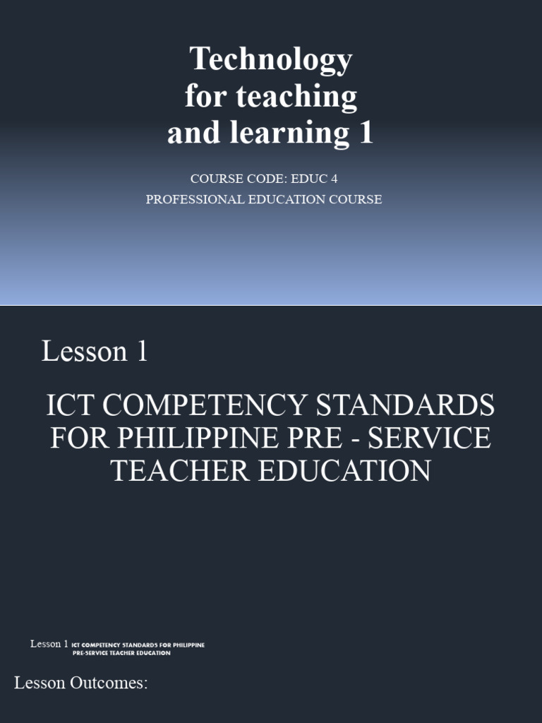 TTL1 | PDF | Educational Technology | Teachers