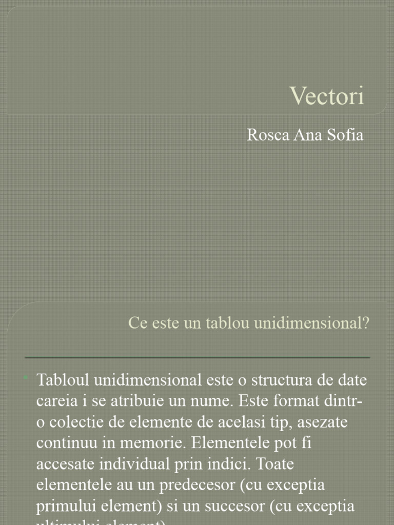Vectori | PDF