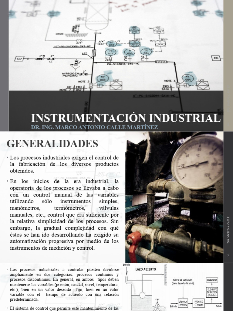 Instrumentación Industrial - Automatización Industrial I | PDF ...