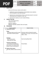 Lesson Plan in Music Grade 7 | PDF | Education Theory | Cognitive Science