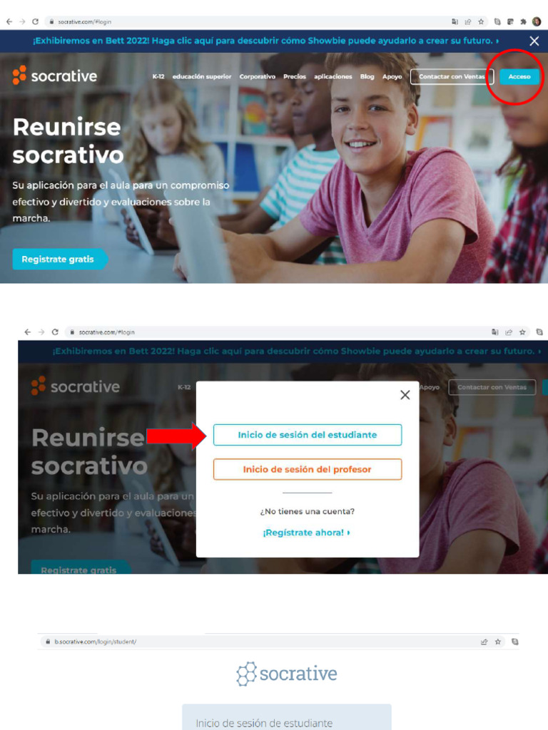 Instructivo Socrative | PDF