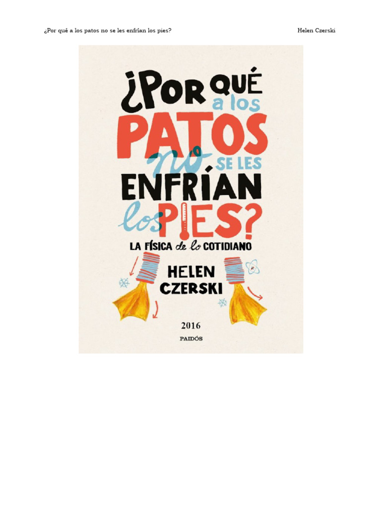 Lectures científiques_Por_que_a_los_patos_no_se_les_enfrian_los_pies ...