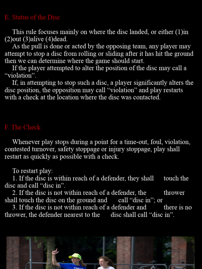 2.ultimate Frisbee | PDF | Sports Rules And Regulations | Sports