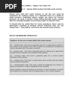 GCSE (9-1) Mathematics Mock Set 6 Paper 1H Mark Scheme | PDF | Mathematics