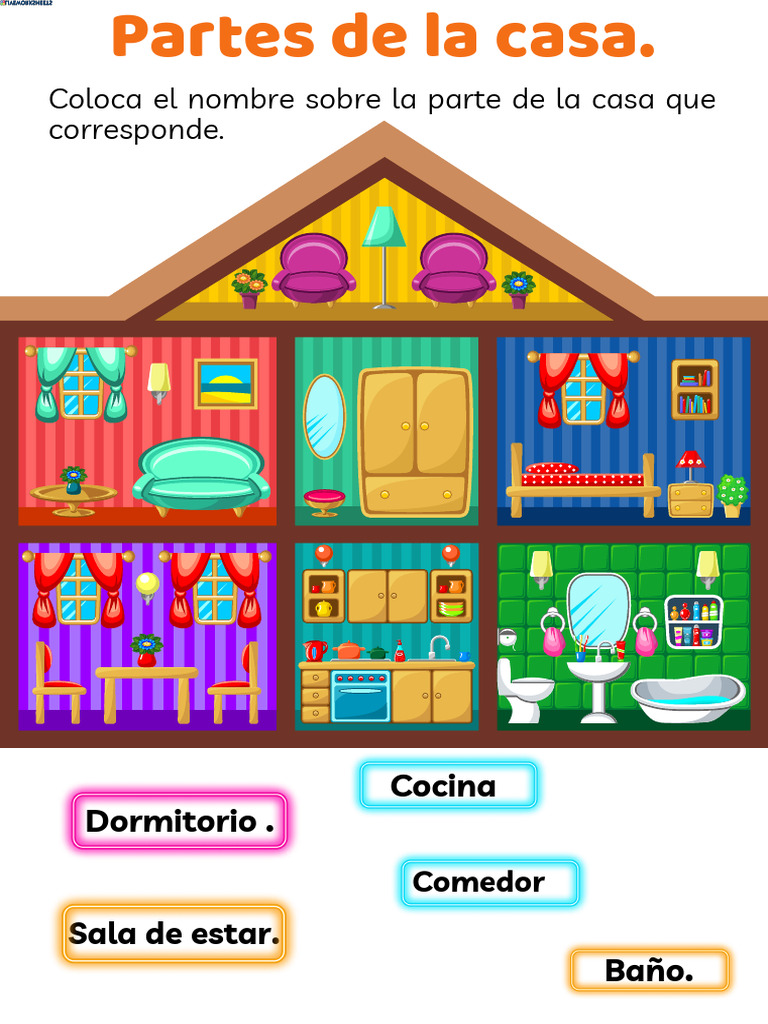 Partes de la Casa para Identificar | PDF