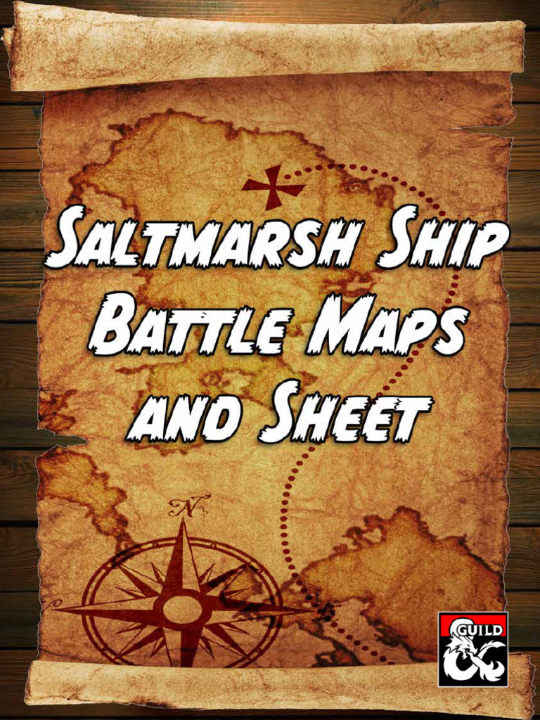 Saltmarsh Ship Battle Maps and Sheet | PDF | Ships | Freight Transport