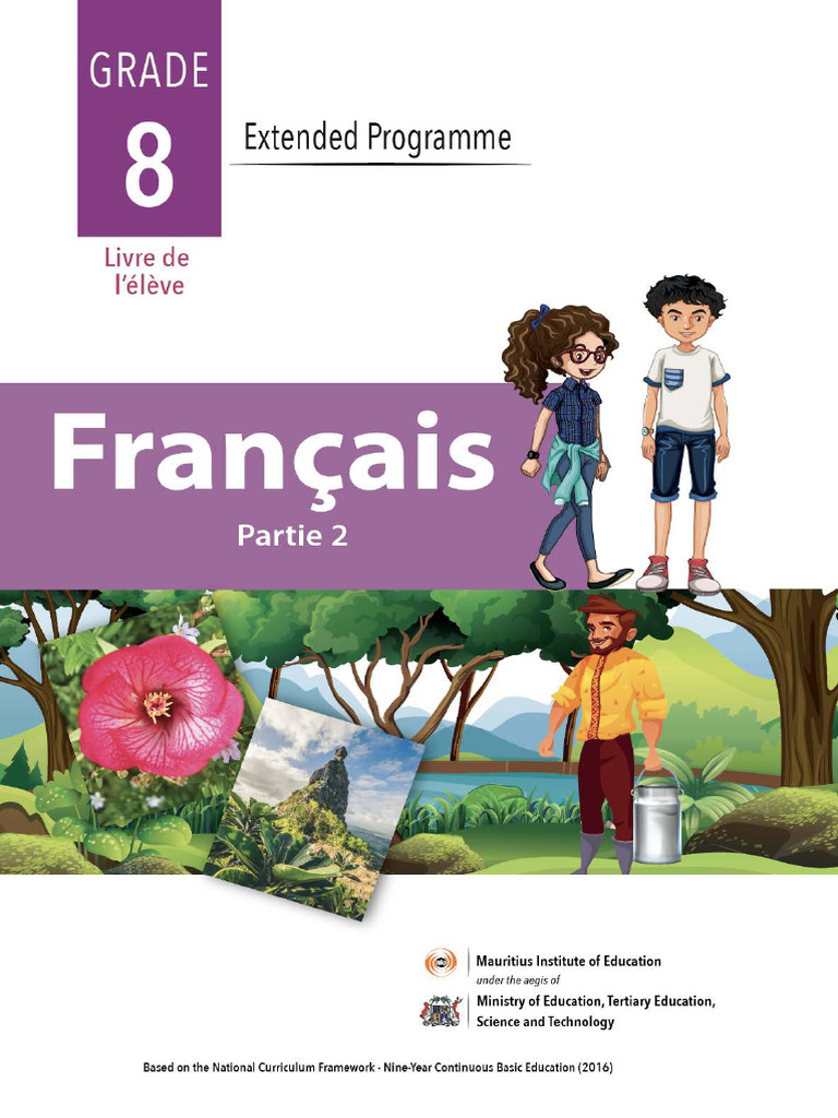French NEW Grade 8 - PART 2 - Extended - Student (2023) | PDF ...