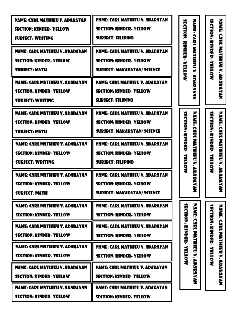 Name Tag | PDF | Science | Observation