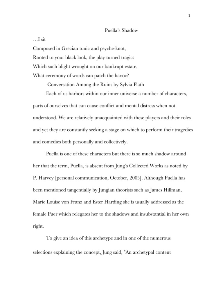 PuellasShadow SusanSchwartz | PDF | Shadow (Psychology) | Self