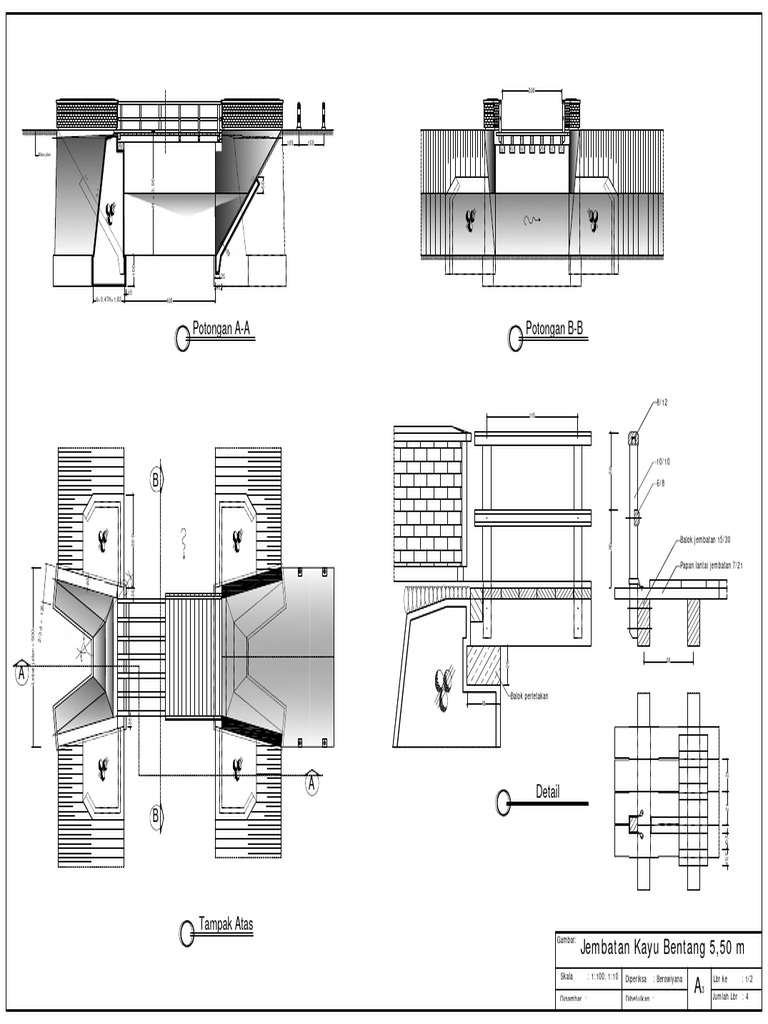 1 - Jembatan Sayap Kayu | PDF 1 - Jembatan Sayap Kayu | PDF