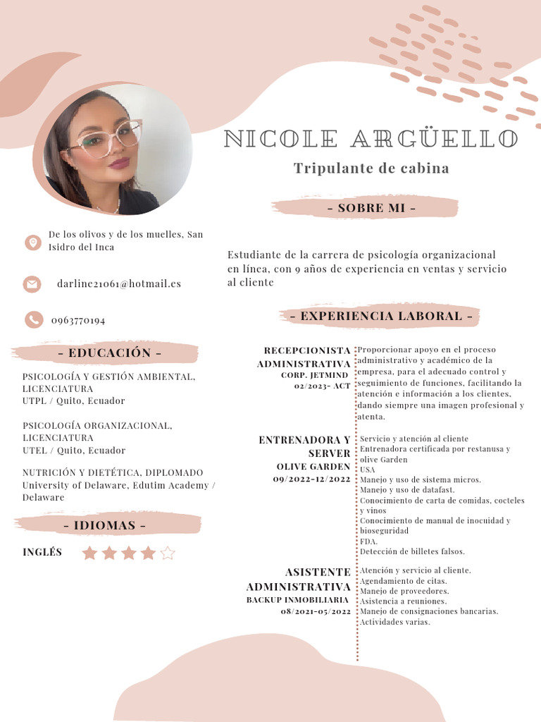 Curriculum Vitae Actualizado | PDF