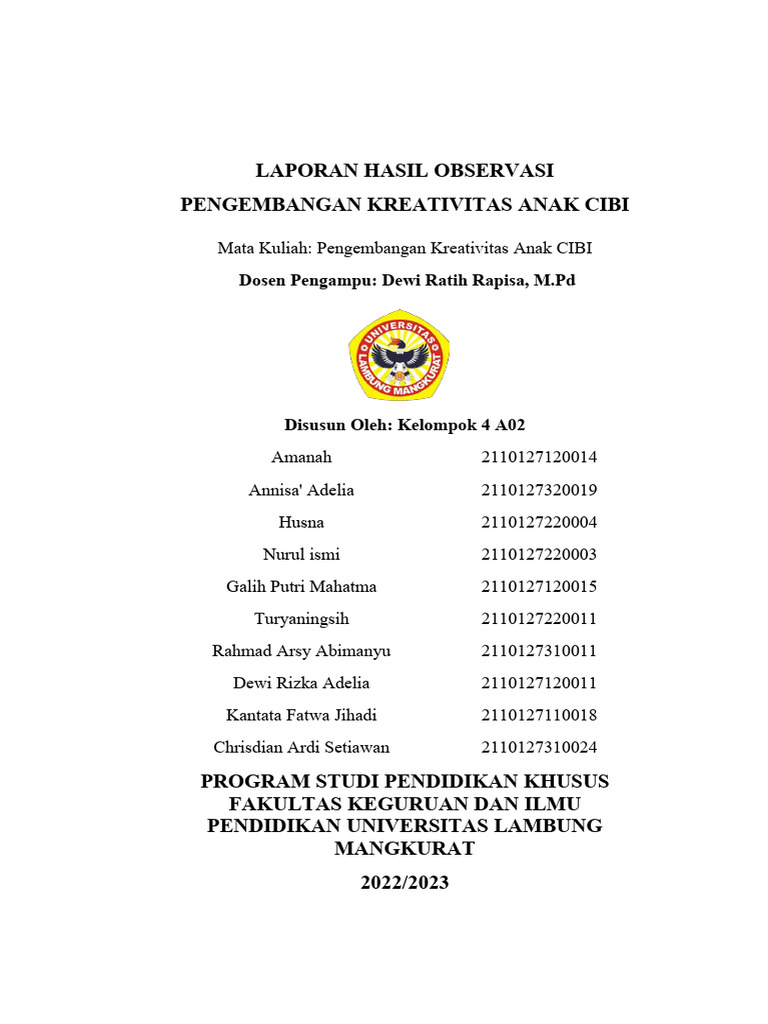 Kelompok 4 Cibi | PDF