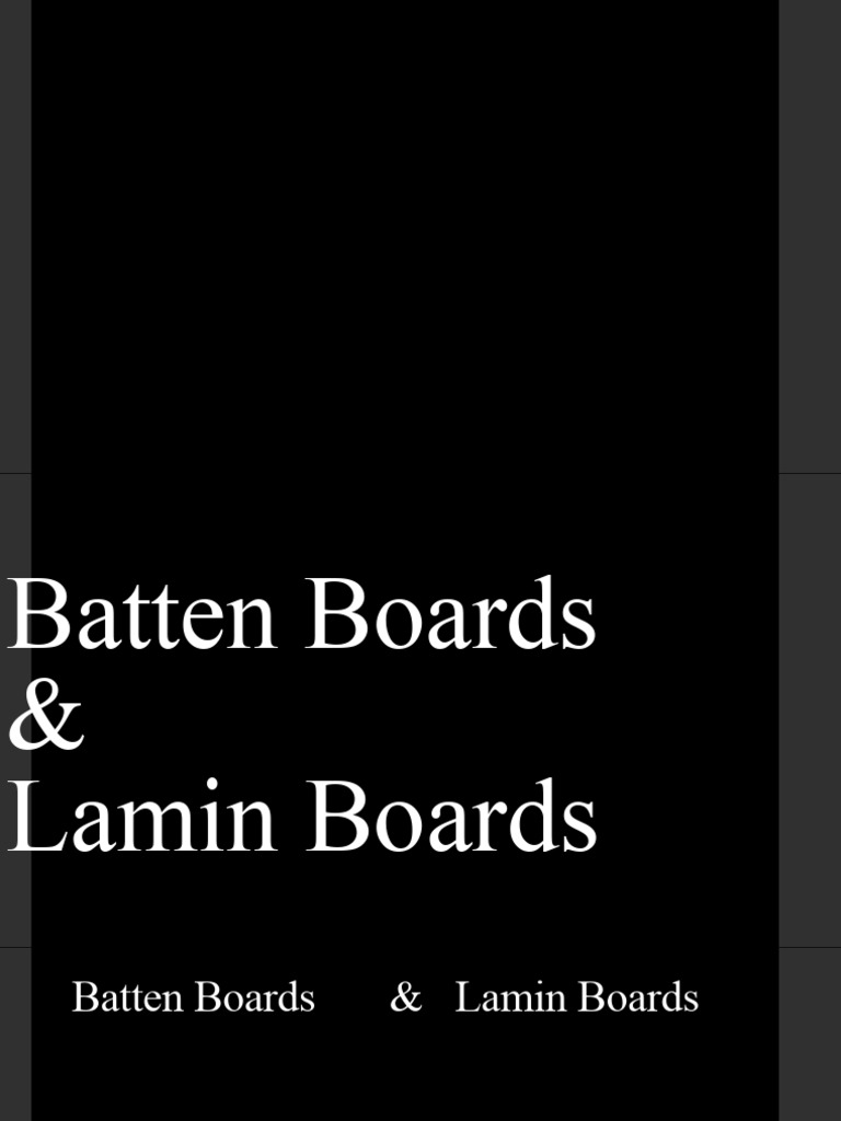 Batten Boards | PDF | Building Technology | Building Engineering