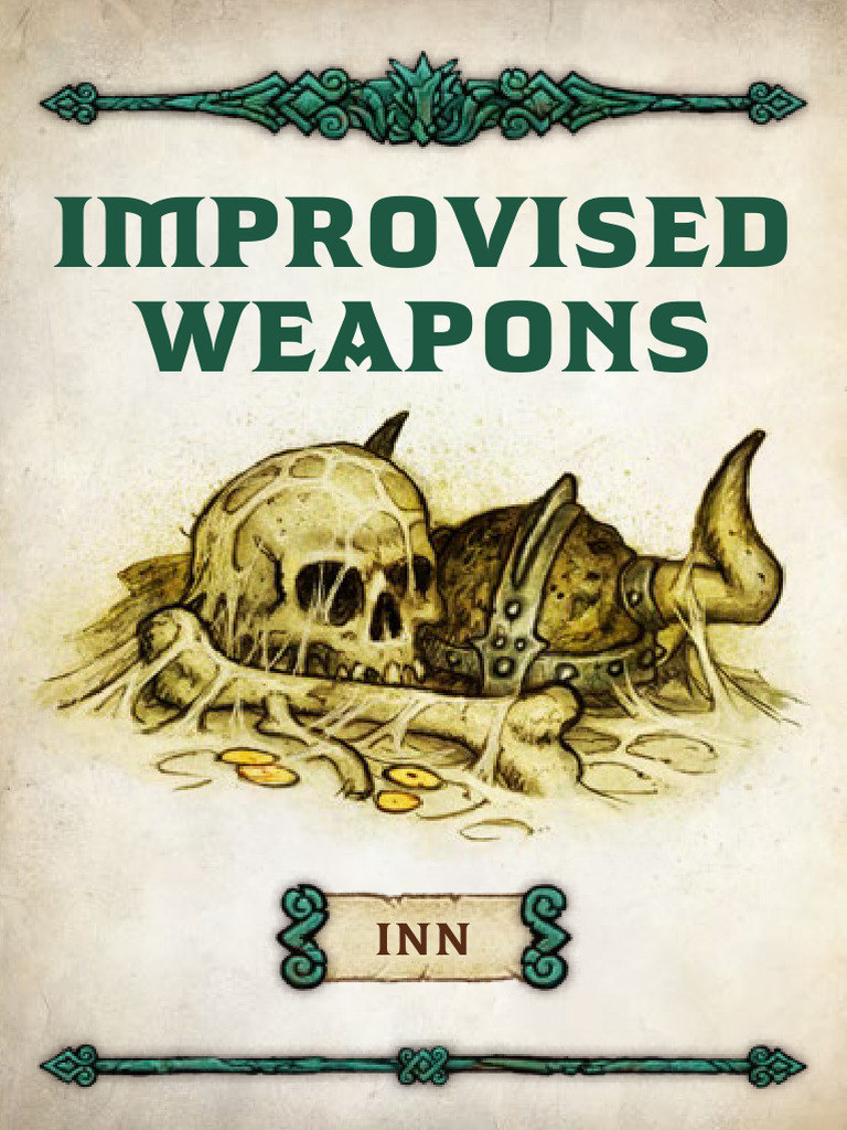 DB Improvised Weapons Cards v1 | PDF