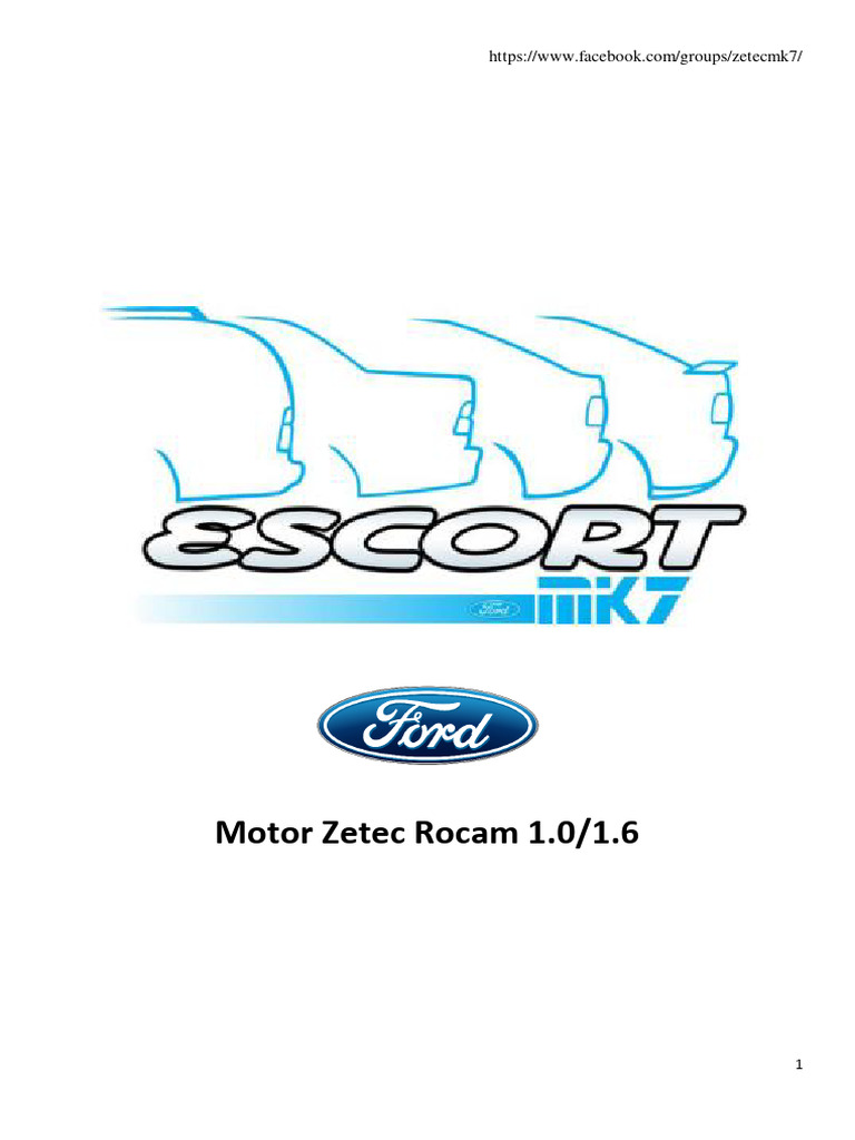 Zetec Rocam - Manual Técnico Dos Motores 1.0 - 1.6 - Flex | PDF ...
