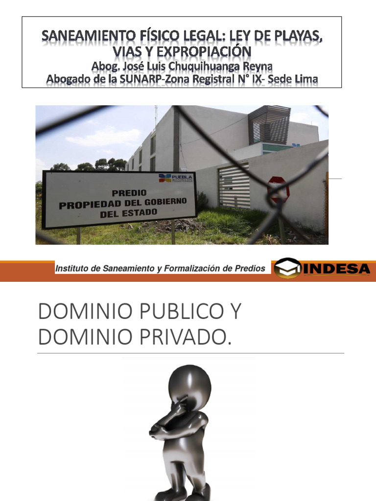 Bienes de Dominio Público y Privado en Perú | PDF | Dominio eminente ...