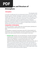 Planetary Atmosphere Comparison Chart | PDF