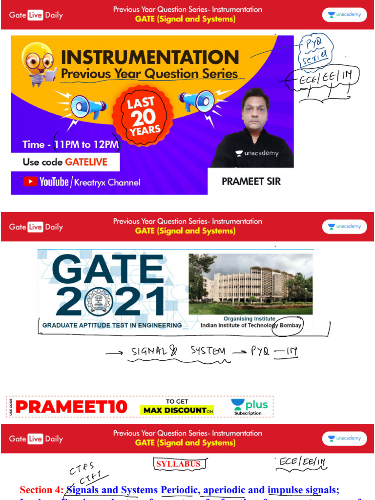 Signal System Pyq 1 | PDF