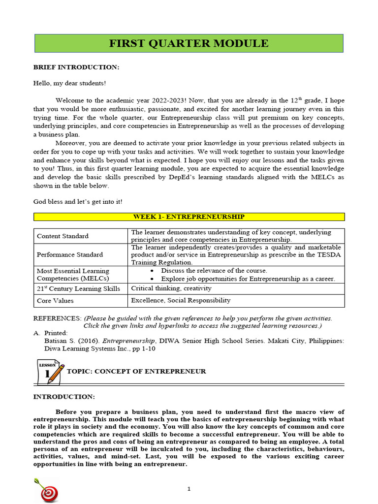 Entrep | PDF | Entrepreneurship | Franchising