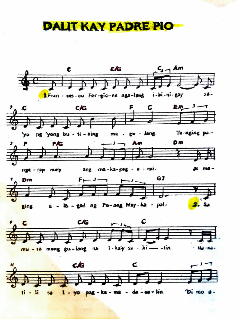 Dalit Kay Padre Pio | PDF