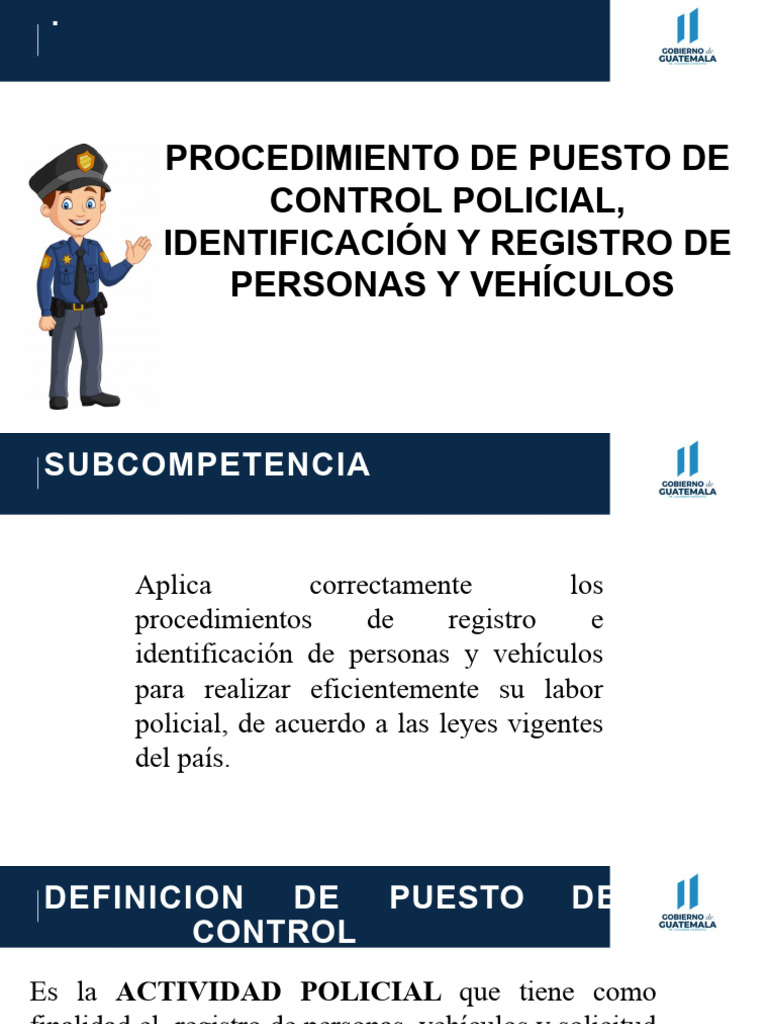 11puesto de Control Policial | PDF | Policía | Justicia