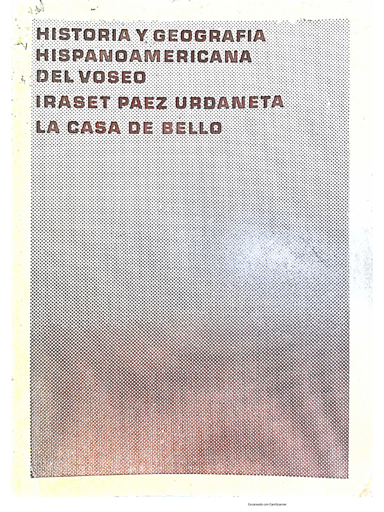 Páez U., Iraset - Historia y Geografía Hispanoamericana Del Voseo | PDF