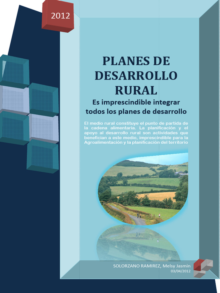 PLAN DE DESARROLLO RURAL | PDF | Área rural | Planificación