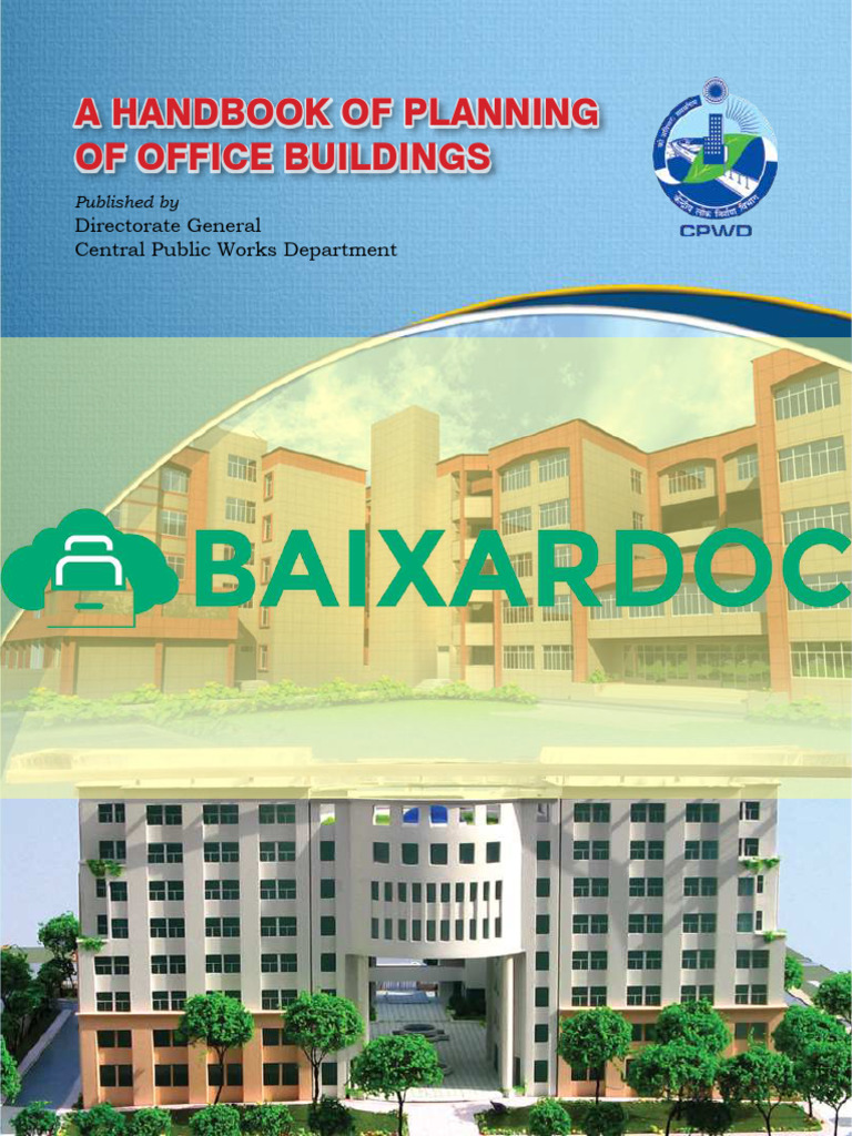CPWD Handbook for Office Building Design | PDF | Design | Sustainability