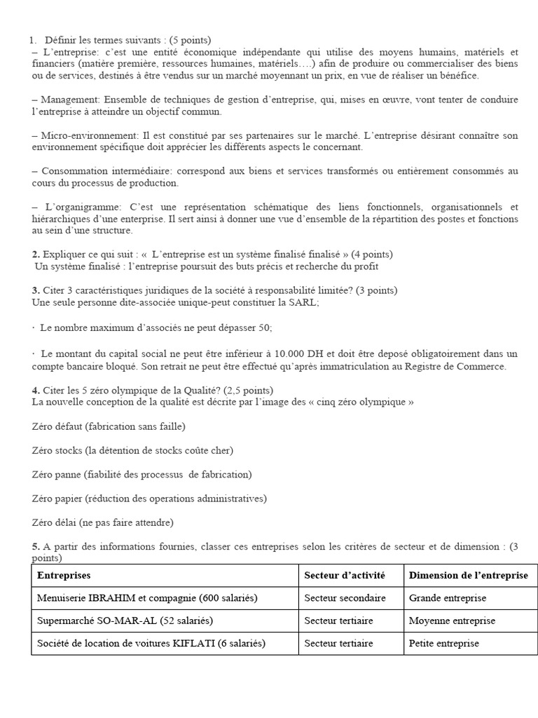 Définir Les Termes Suivants | PDF