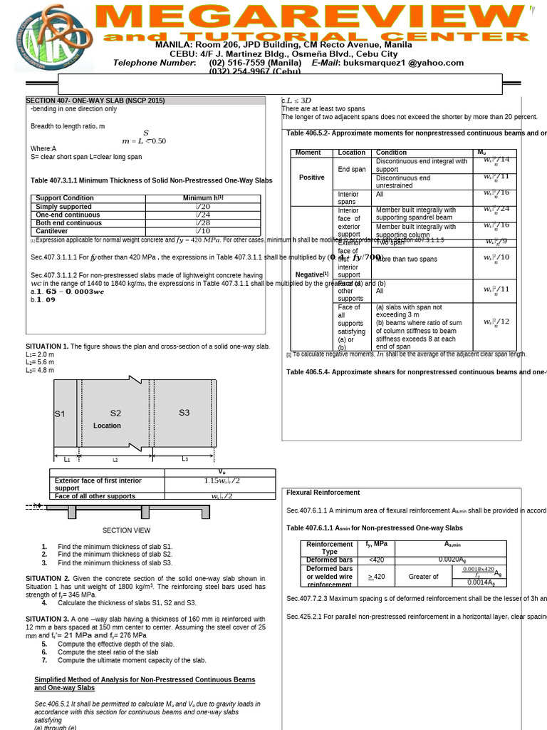 Review Module 43 - RCD 3 - Part 1 | PDF | Beam (Structure) | Reinforced Concrete