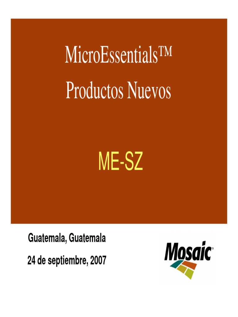 MicroEssentials ME-SZ Español (Compatibility Mode) | PDF