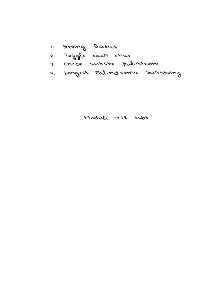 String Lecture | PDF String Lecture | PDF