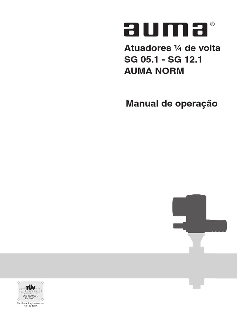 Atuador Auma | PDF | Válvula | Motores