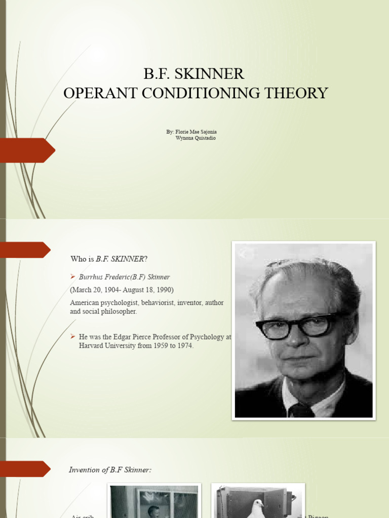 Operant Conditioning Theory