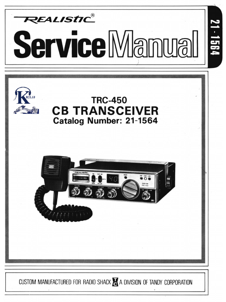 TRC-450 Service Manual | PDF