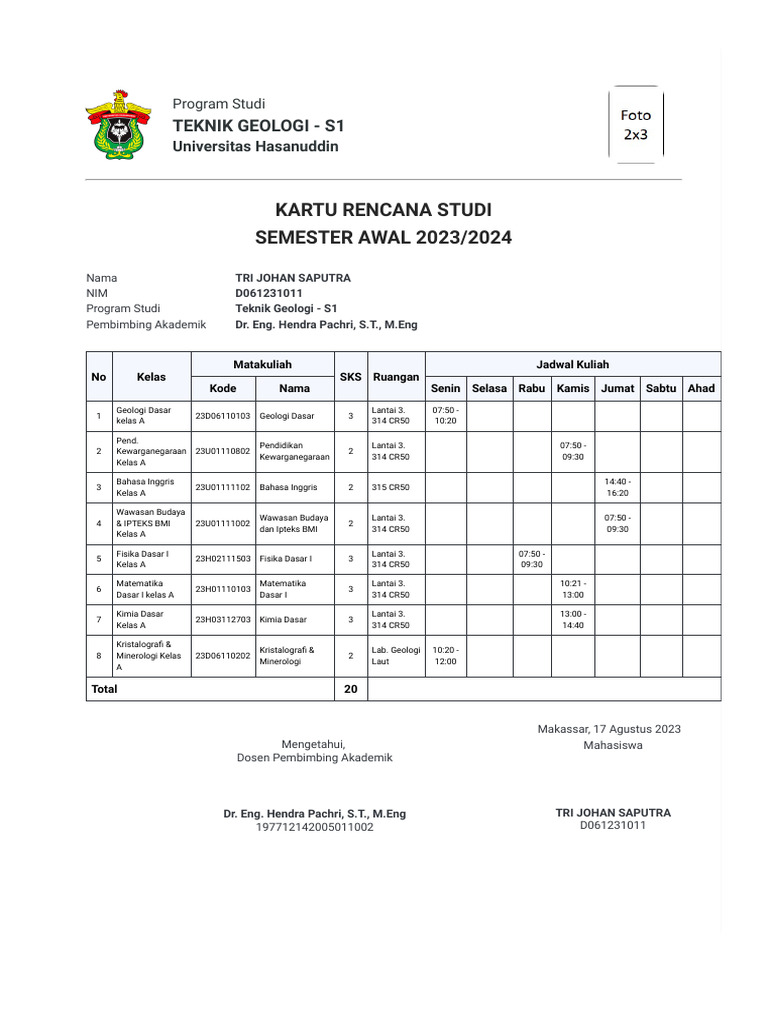 KRS - Portal Akademik | PDF