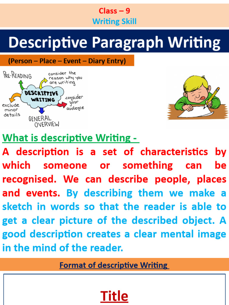 Descriptive Writing Class 9 | PDF | Home & Garden