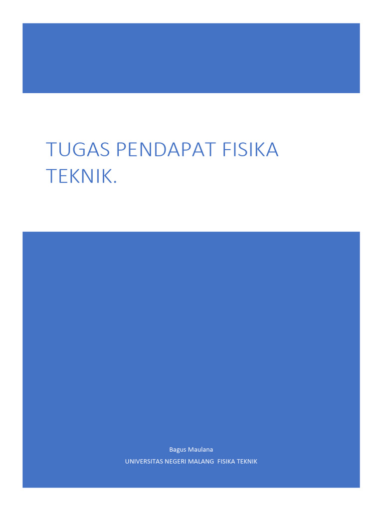 Pendapat Saya Pribadi Dari Artikel | PDF