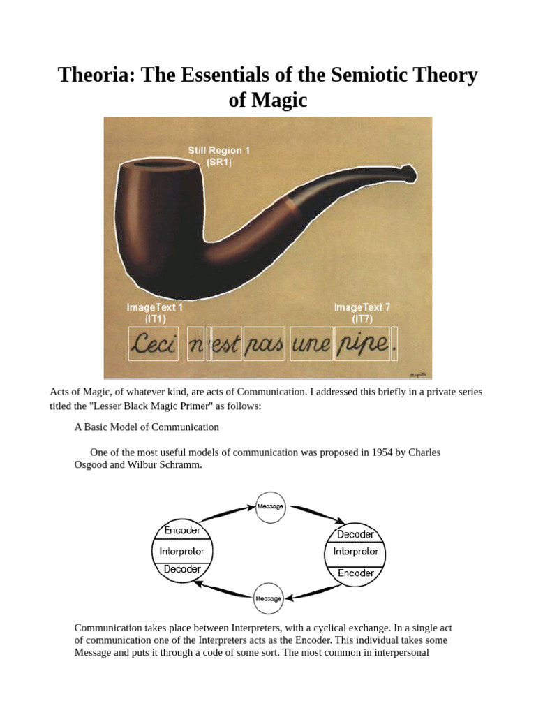 Theoria - The Essentials of The Semiotic Theory of Magic | PDF ...