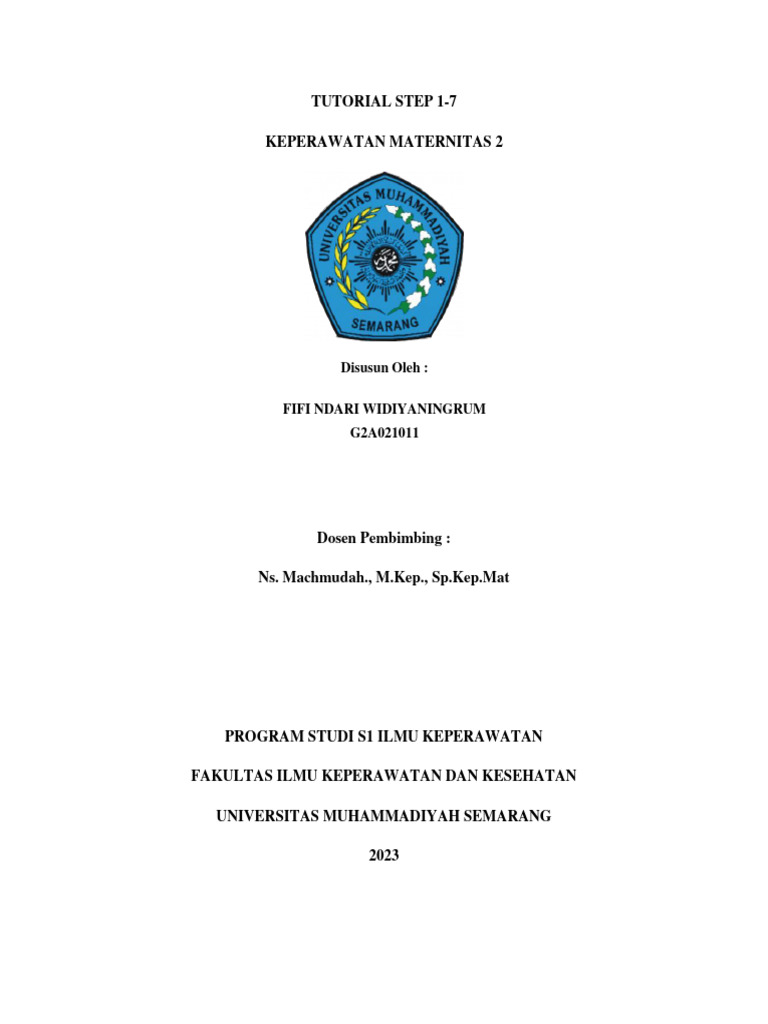Tutorial Step 7 Maternitas | PDF