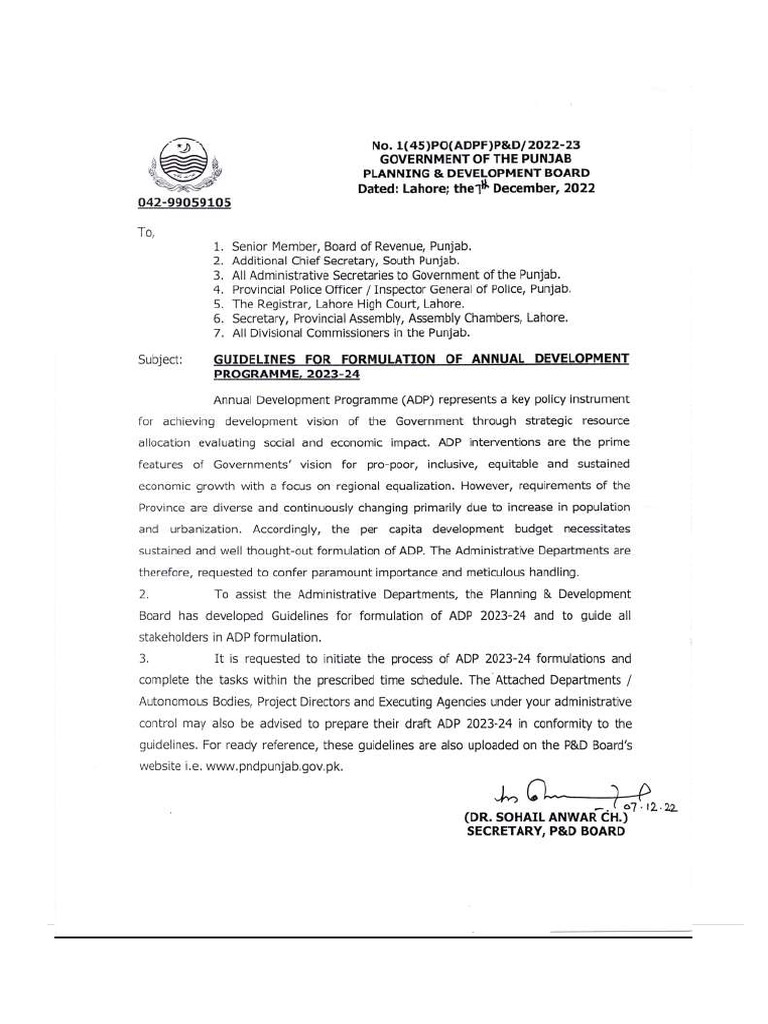 ADP Guidelines FY 2023-24 | PDF | Information | Focus Group