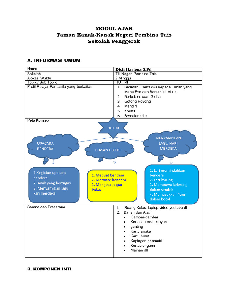 Modul Ajar Disti Herlena | PDF | Kesehatan Holistik
