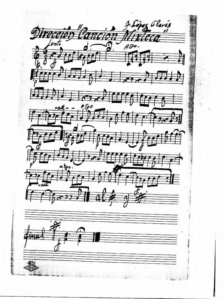 Cancion Mixteca | PDF