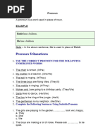 Pronouns Worksheet He She It and They | PDF | Language Arts & Discipline