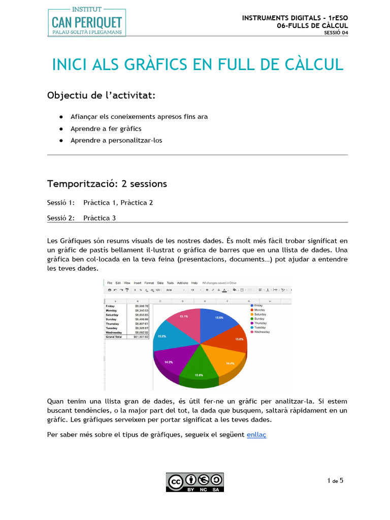 1eso-Id06-03-Full de Càlcul-Gràfics | PDF