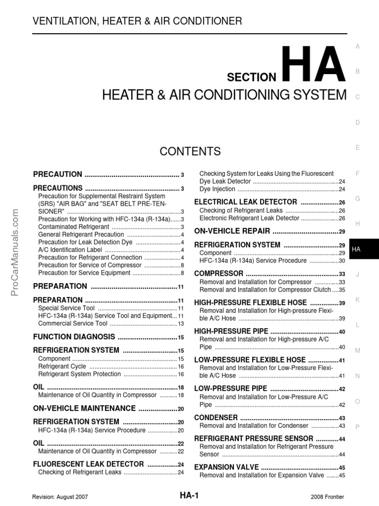 Heater Air Conditioning System | PDF