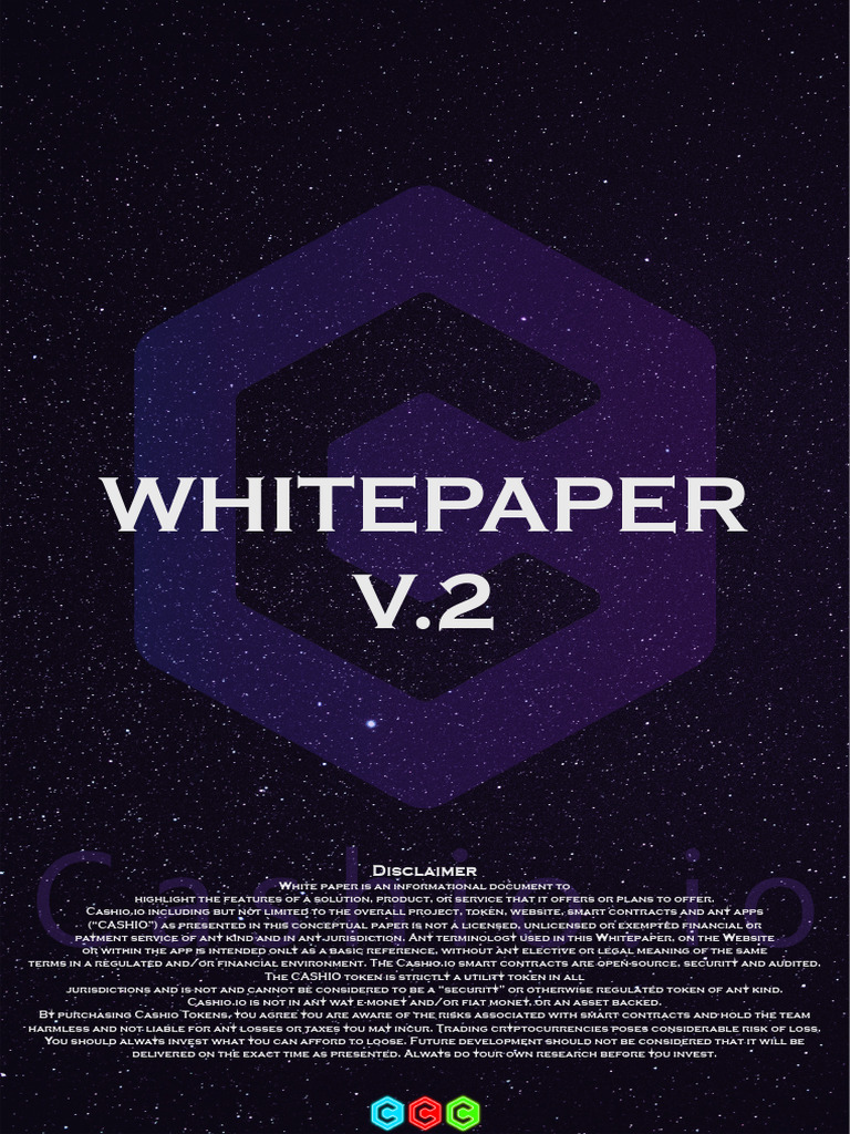 Cashio Whitepaper V2 | PDF | Cryptocurrency | Economies
